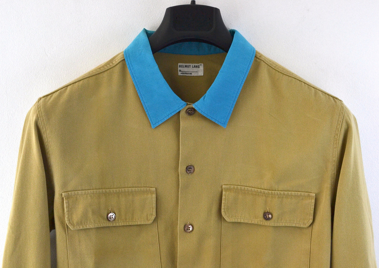 Helmut Lang 1997 Workwear Shirt with Contrasting Collar – ENDYMA Helmut Lang 1997 Workwear Shirt with Contrasting Collar – ENDYMA