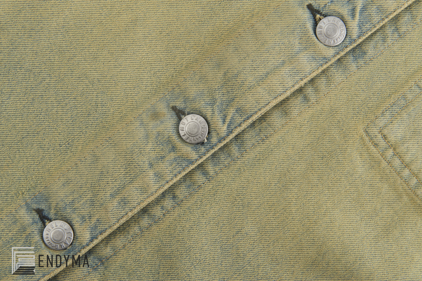 Helmut Lang 1998 Vintage Bleached Denim 3 Slash Pocket Jacket – ENDYMA